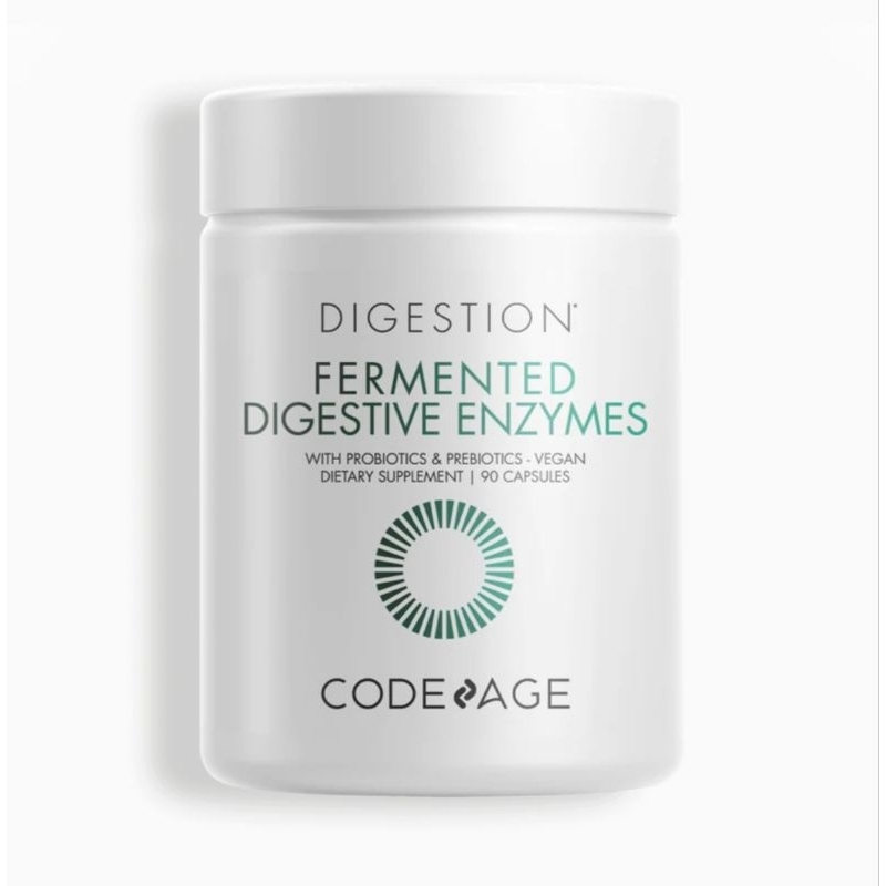 CODEAGE Fermented Digestive Enzymes with Probiotic & Prebiotics, Vegan ...
