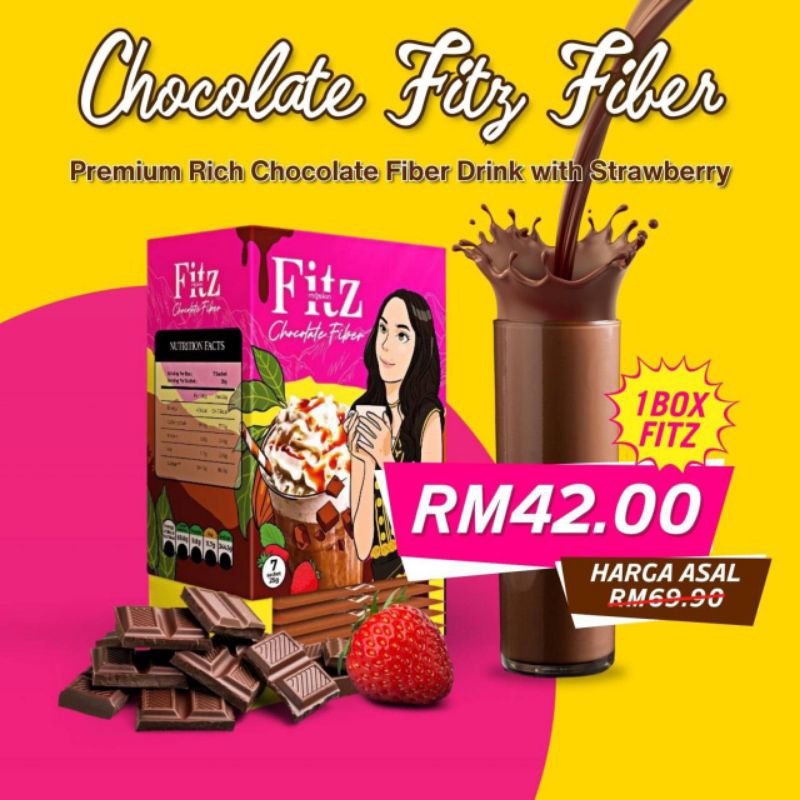 Chocolate Fitz Fiber | Shopee Malaysia