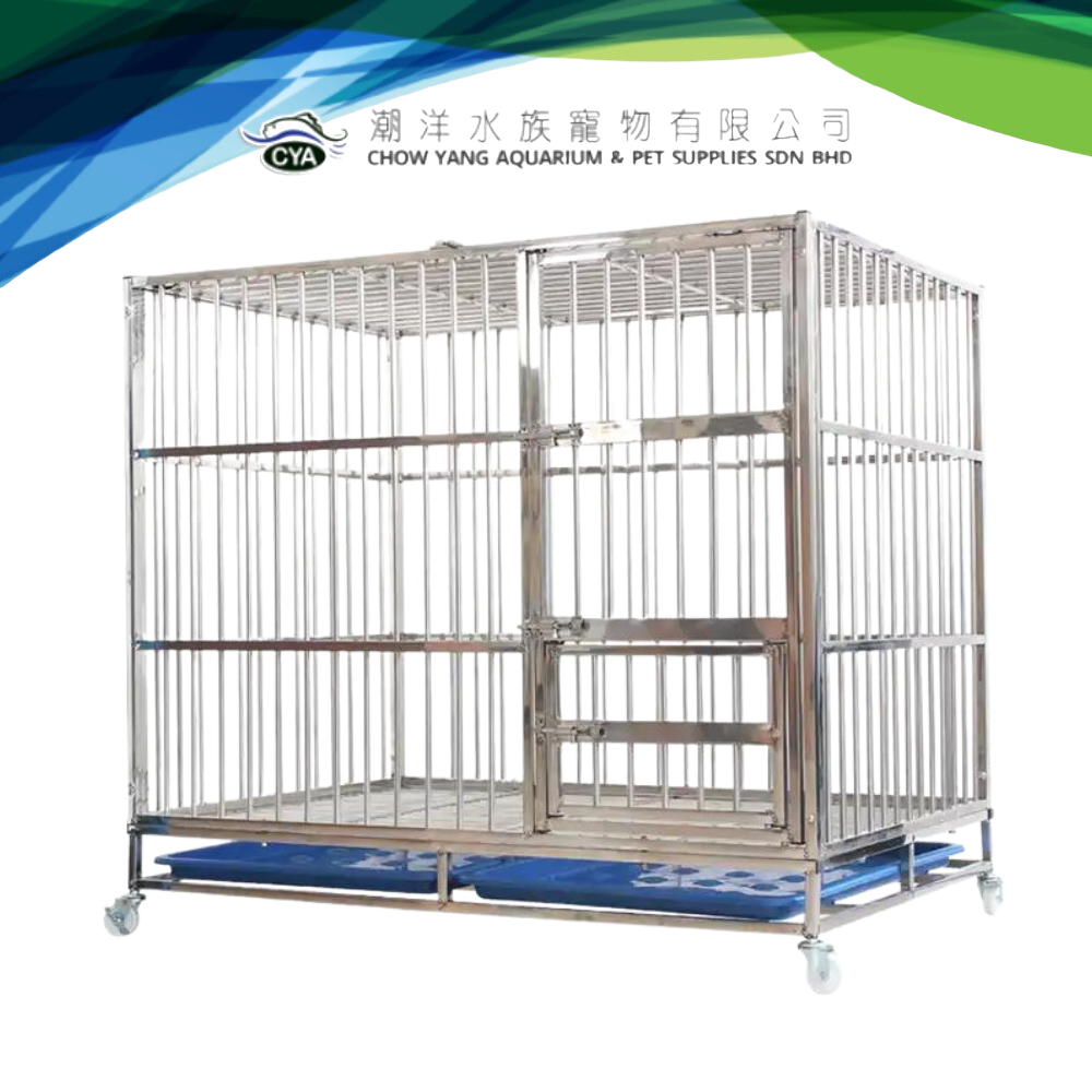 202 STAINLESS METAL PET CAGE - SOLID | Shopee Malaysia