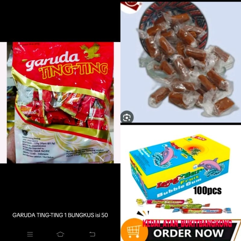 PERMEN LONG BAR / GULA MERAH / GARUDA TING | Shopee Malaysia