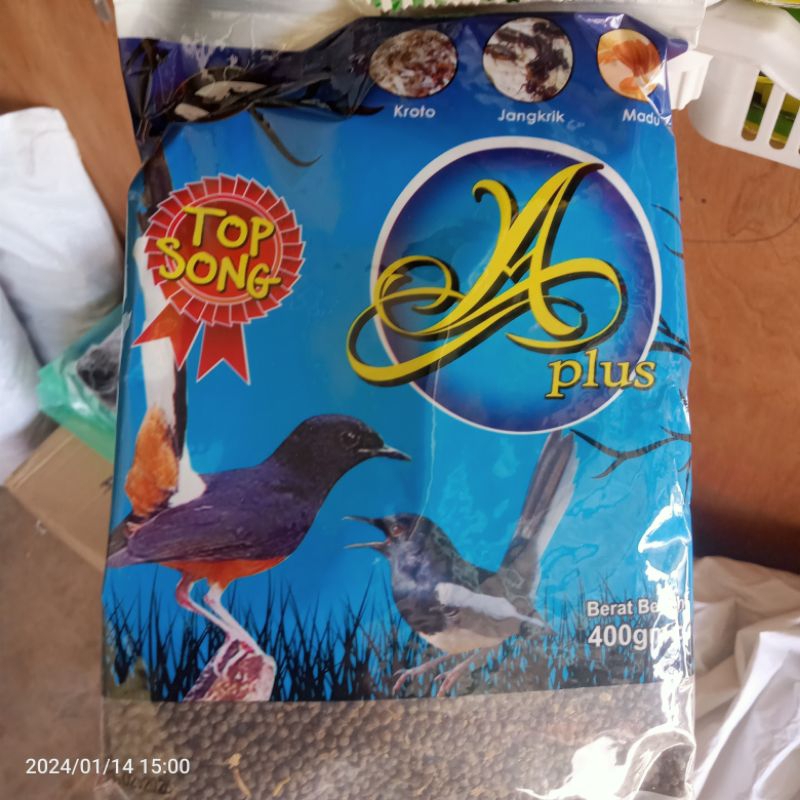 Makanan burung PLUS A dedak burung murai top song 400g | Shopee Malaysia