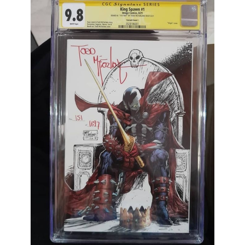CGC Signature Series - King Spawn #1 Signed & "151/1697" By Todd Mc Farlane on 8/12/2021 ...