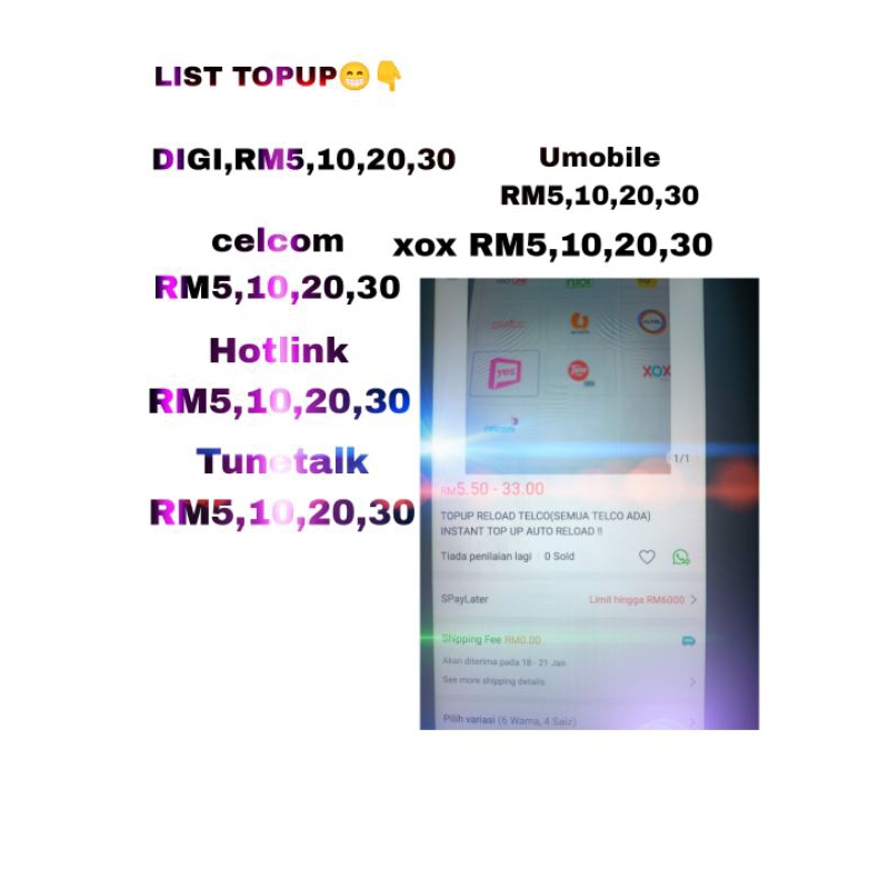 TOPUP TELCO AUTO RELOAD (DIGI,HOTLINK,CELCOM,TUNETALK,XOX,UMOBILE) | Shopee Malaysia