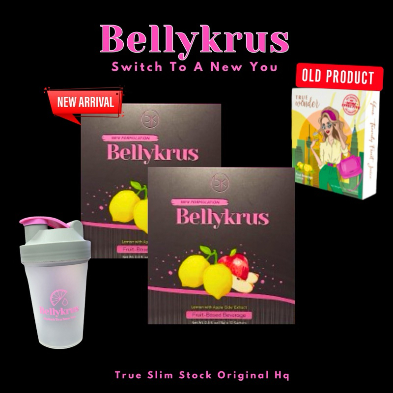 BELLYKRUS FIBER JUICE BUY 2 BOX READY STOCK FORMULA TRUE WONDER FRUITY ...