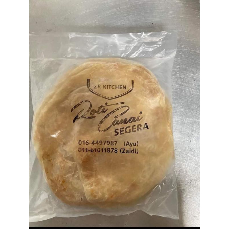 Roti Canai Frozen. ZR Kitchen | Shopee Malaysia