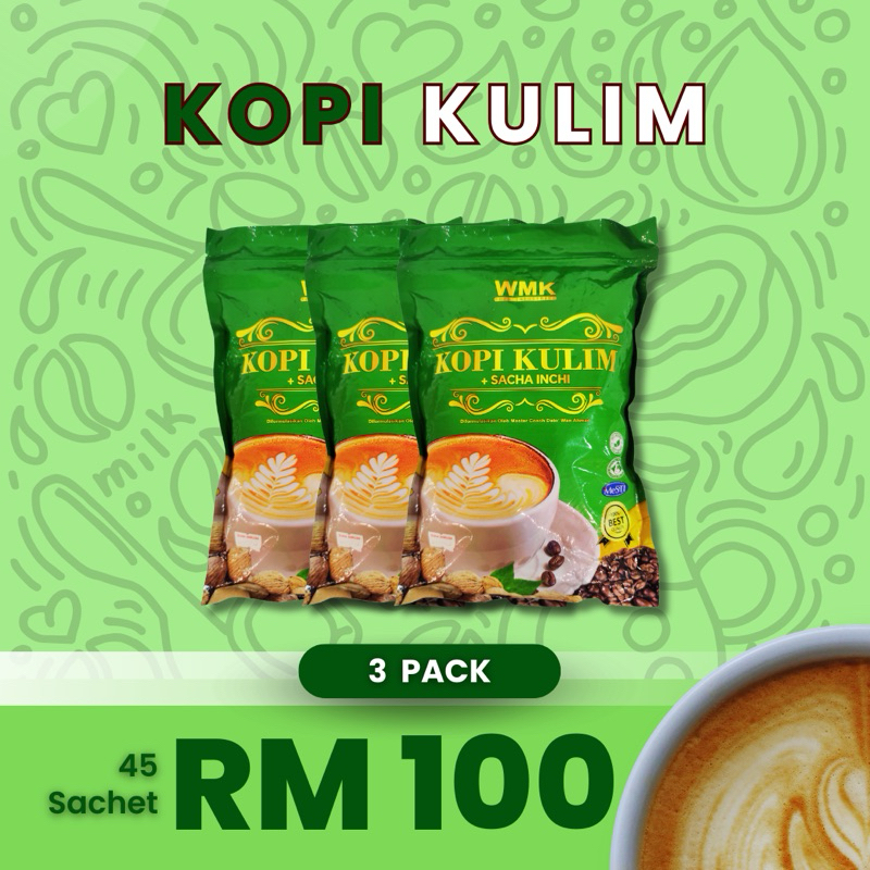 3 Pek Kopi Kulim 45 sachet | Shopee Malaysia