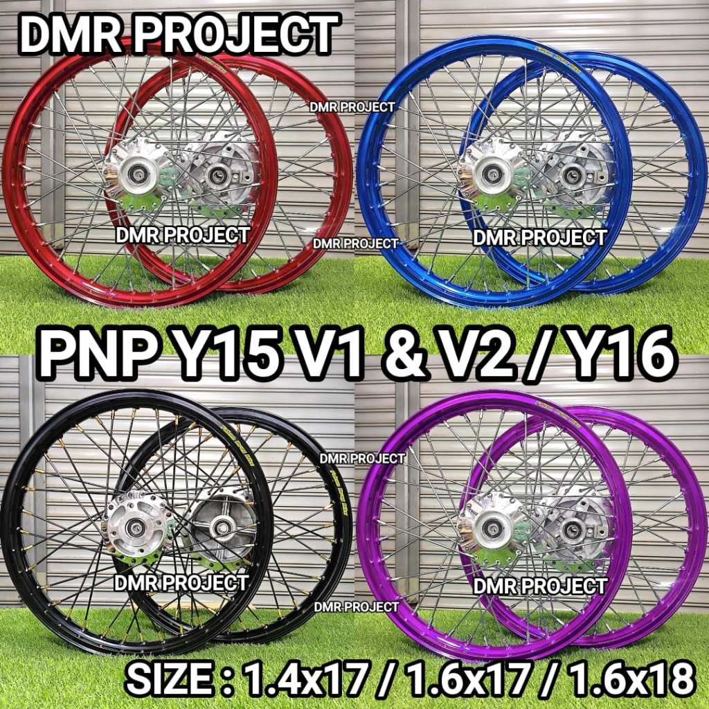 Y15 V1/V2 & Y16 ALLOY RIM COMPLATE SET 1.4/1.6x17/18 ALLOY RIM Y15 ...