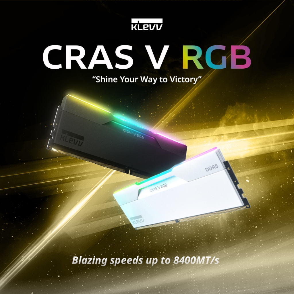 # KLEVV CRAS V RGB [ 32GB(16GBx2) ] [ 48GB(24GBx2) ] 6000MHz DDR5 Ram Kit # [ BLACK / WHITE ...
