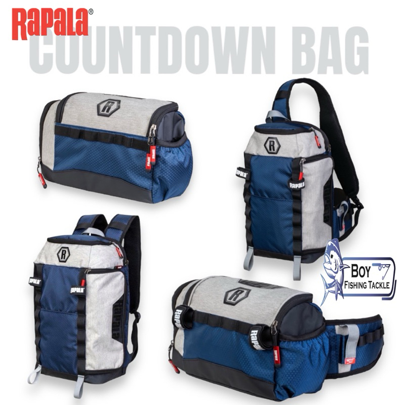 RAPALA COUNTDOWN BAG BACKPACK SLING BAG HIP PACK UTILITY PACK FISHING ...