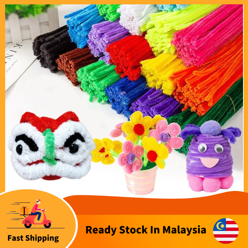 20PCS Diy Craft Chenille Sticks Pipe Cleaner Rod Chenille Stems ...