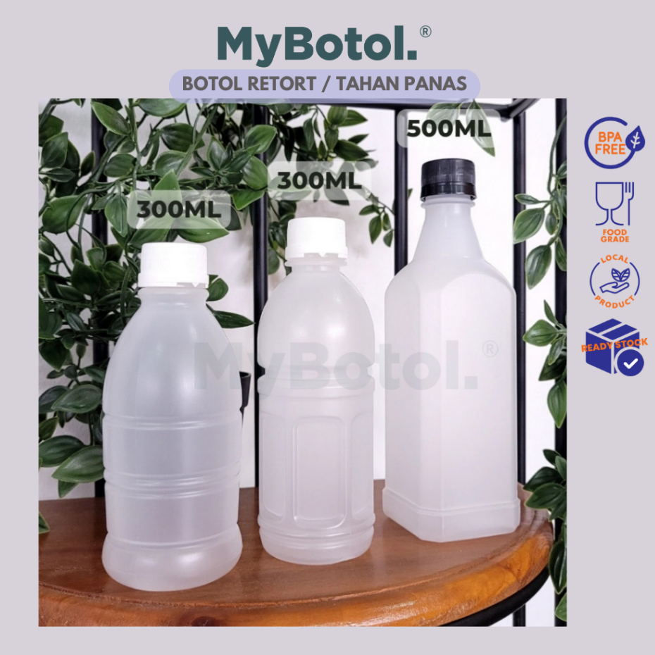 [mybotol] BOTOL PLASTIK RETORT TAHAN PANAS (PP) | Shopee Malaysia