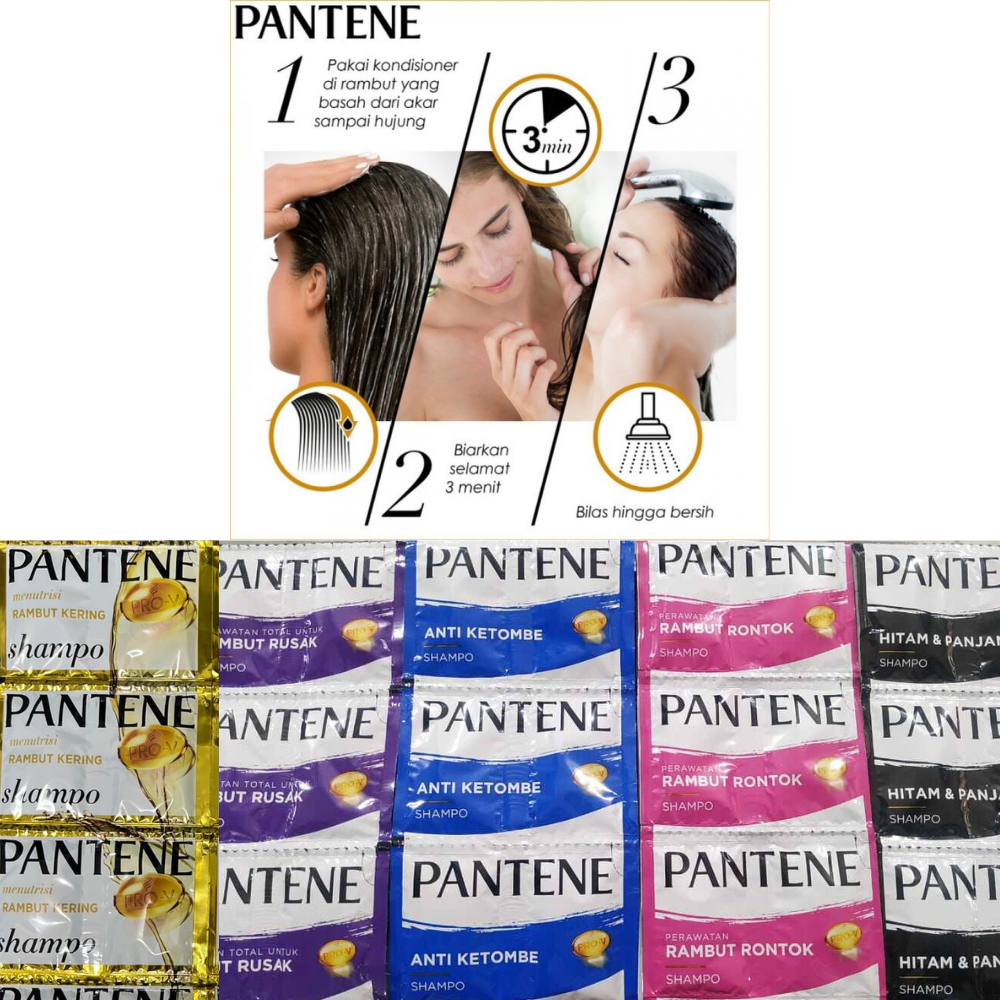 (RM0.30*12*10ML) PANTENE HAIR SHAMPO ANTI DANDRUFF HAIR FALL CONTROL ...