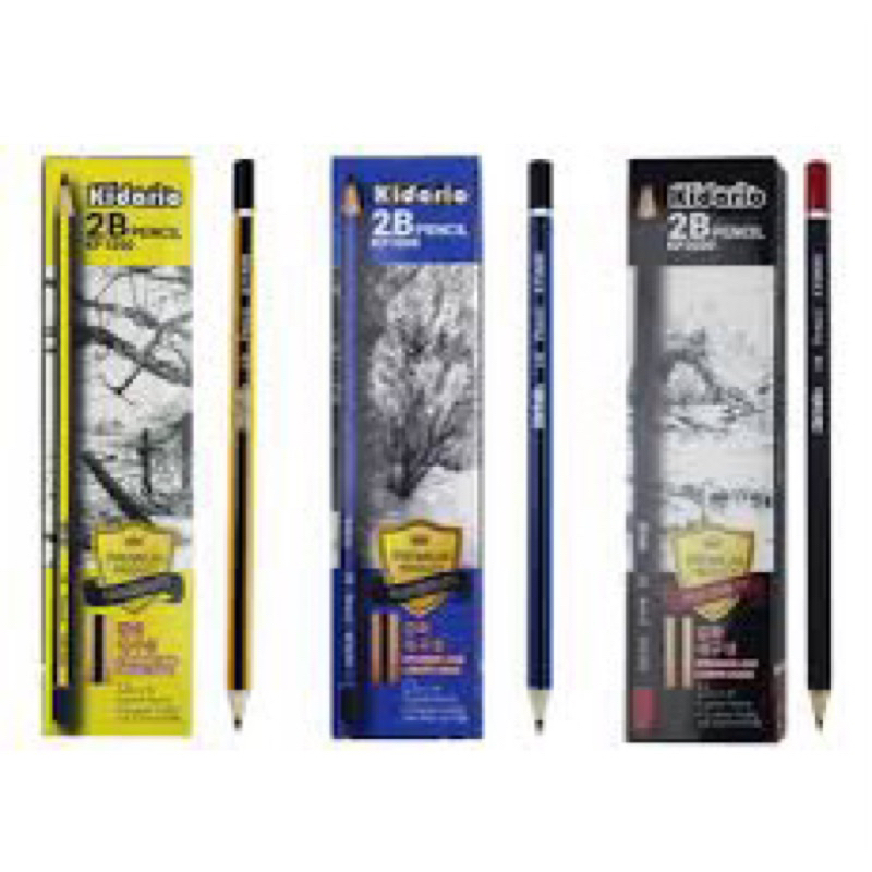 2B Pencil / Pensil Kayu 2B / 2B Pensil / 2B 木铅笔 (12pcs/pkt) | Shopee ...
