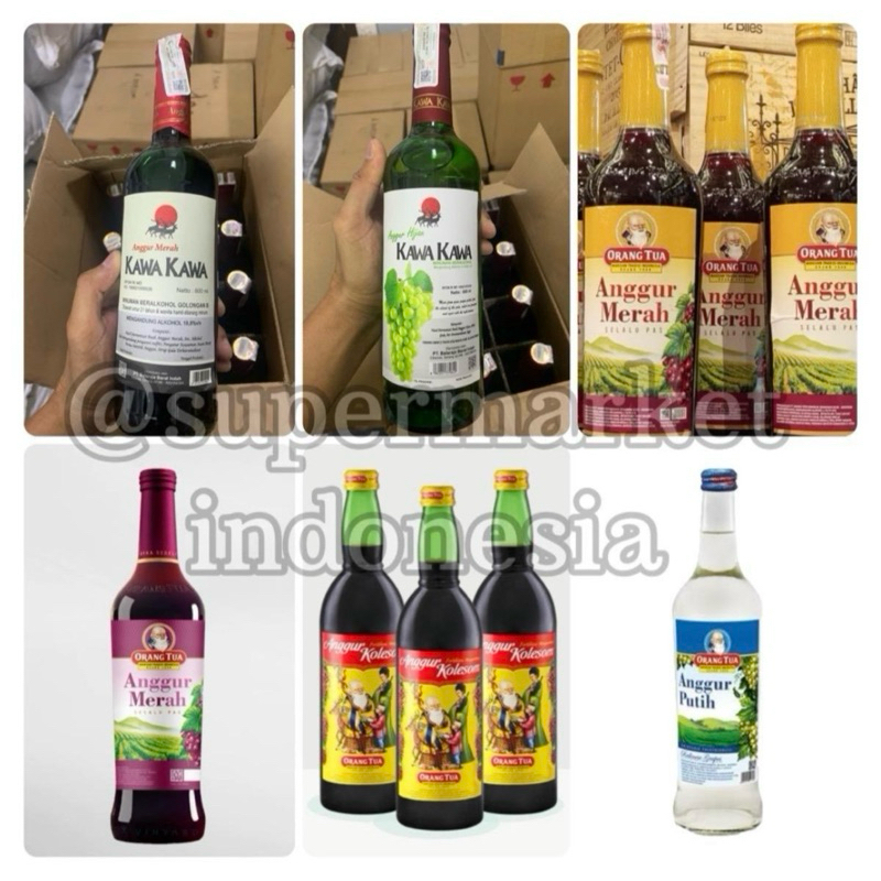 ANGGUR MERAH CAP ORANG TUA [BOTOL@620ML] | Shopee Malaysia