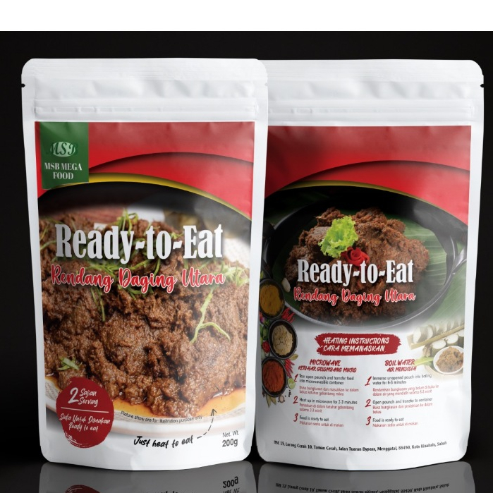 Rendang Daging Utara(200grm/pack) | Shopee Malaysia