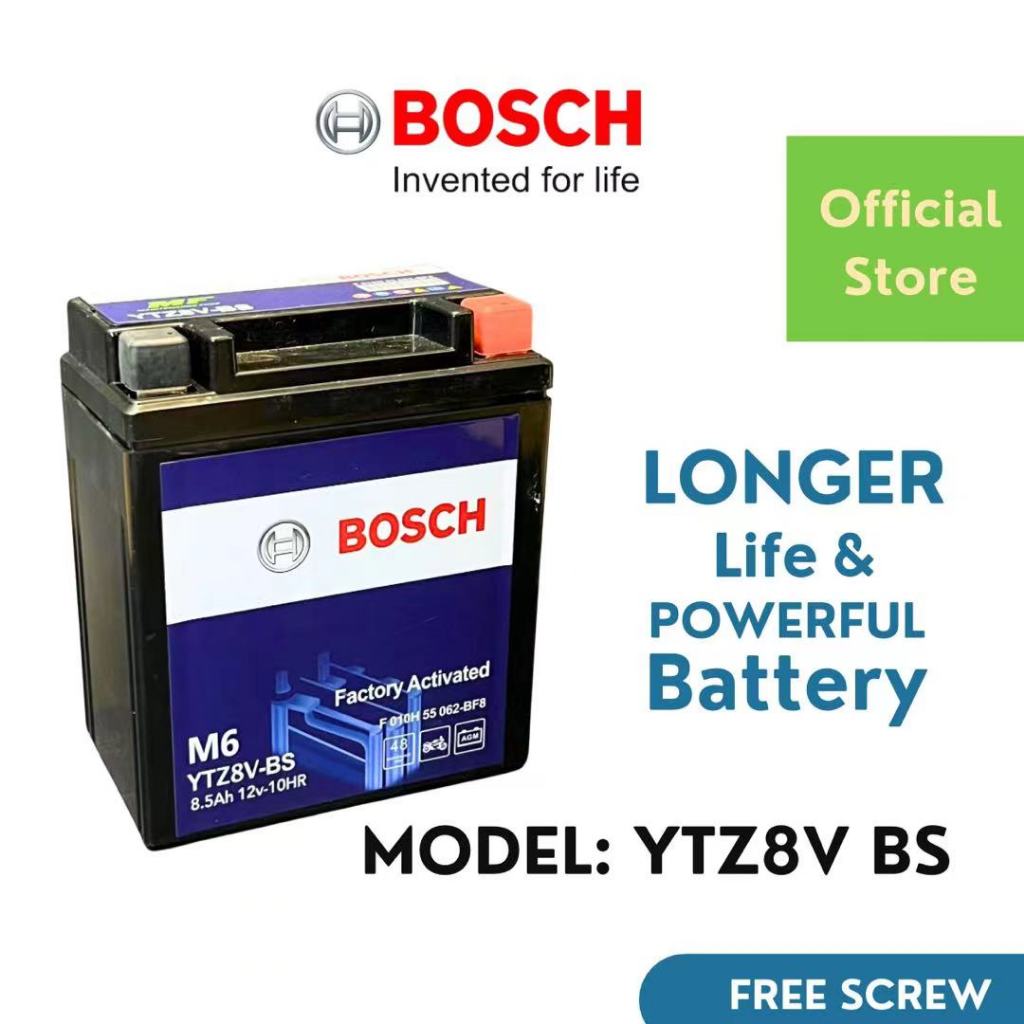 YTZ8V YTZ8 (REPLACEMENT YTX7L / YTX7L-BS ) BOSCH GEL BATTERY R25 BENELLI RFS150i CBR250 VT250 ...