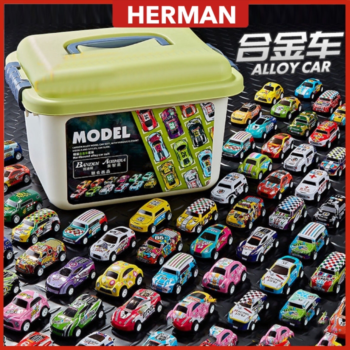 50pcs Set Mini Pull Back Sport Car Model Toys for Boys Small Racing Car ...