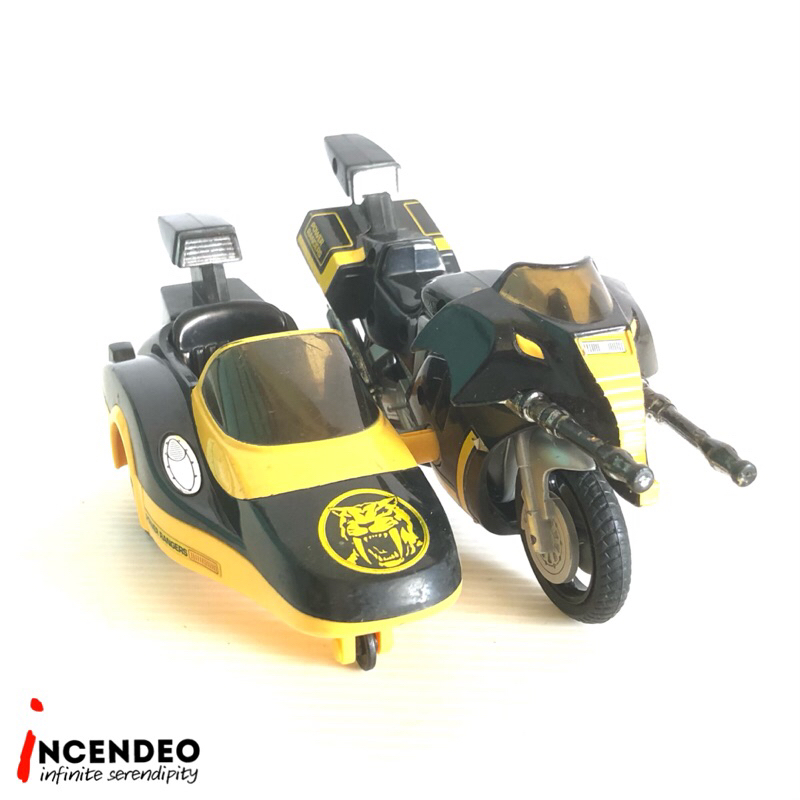 Bandai Mighty Morphin Power Rangers Wild Force Mammoth Battle Cycle Toy ...