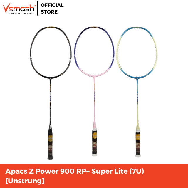 Apacs Z Power 900 RP+ Super Lite Unstrung [Free String & Grip] | Shopee ...