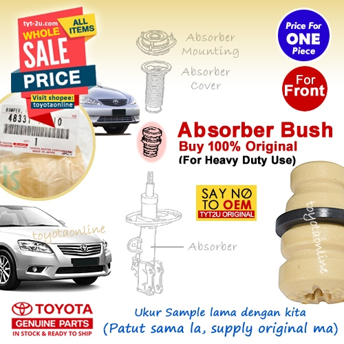 Camry 2.0/2.4 (2003-2012) Front Absorber Bush 48331-33071 TOYOTA ACV30 ...