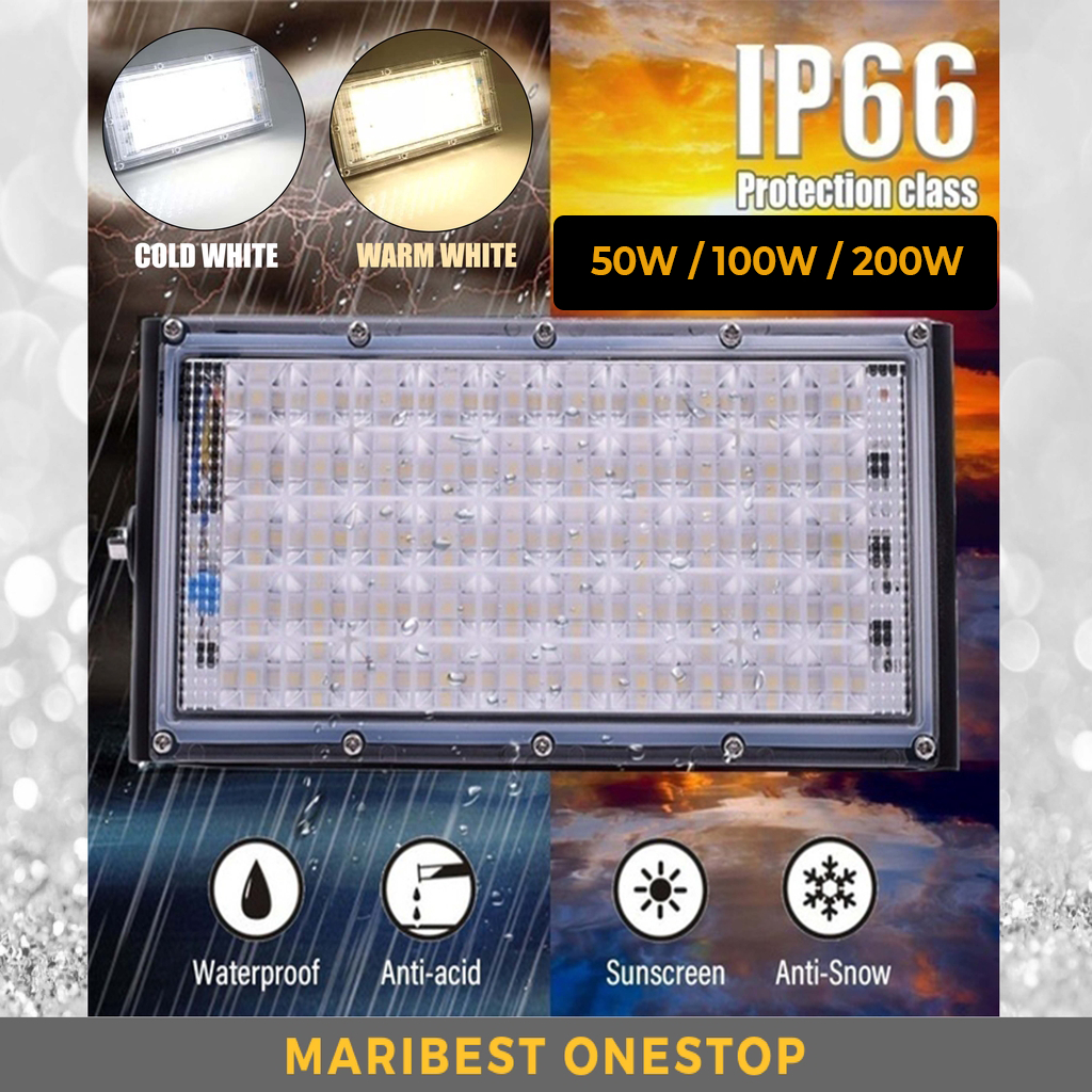 IP66 50W 100W 200W Waterproof Landscape Dream Cast Light LED Floodlight ...