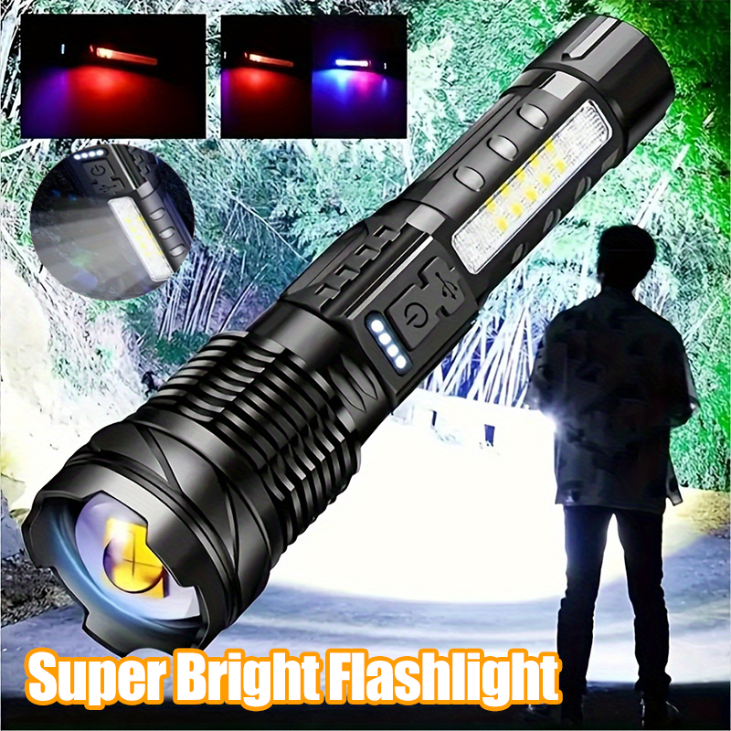 Flashlight Touchlight Lampu Suluh Waterproof Terang Jarak Jauh Led ...