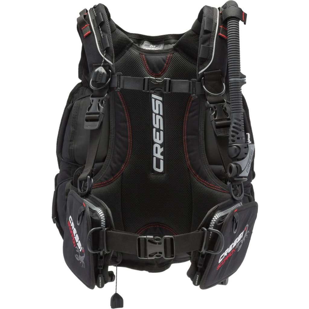 CRESSI Scorpion B.C.D. Anatomical back inflation Diving BCD | Shopee ...