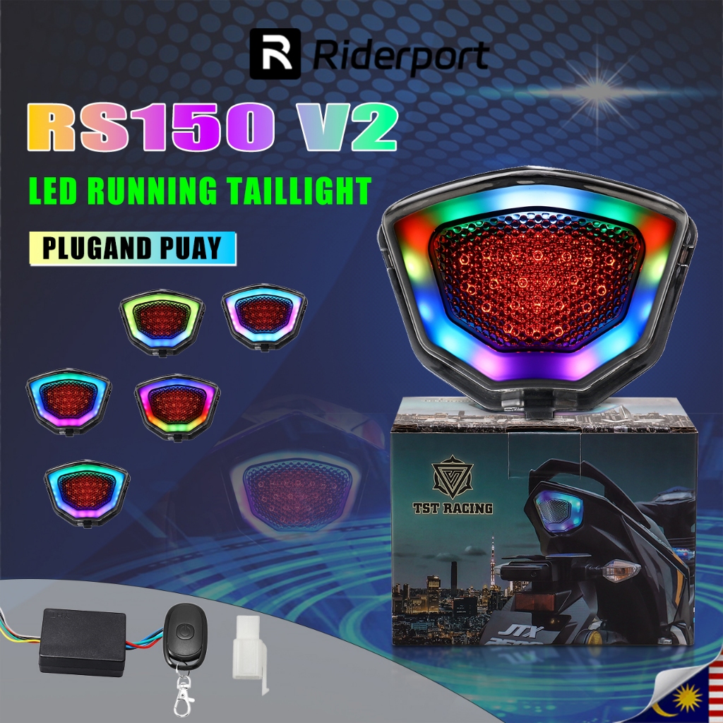 Motorcycle LED TAIL LAMP RS150 V2 PNP REMOTE CONTROL SIGNAL LIGHT TURN ...