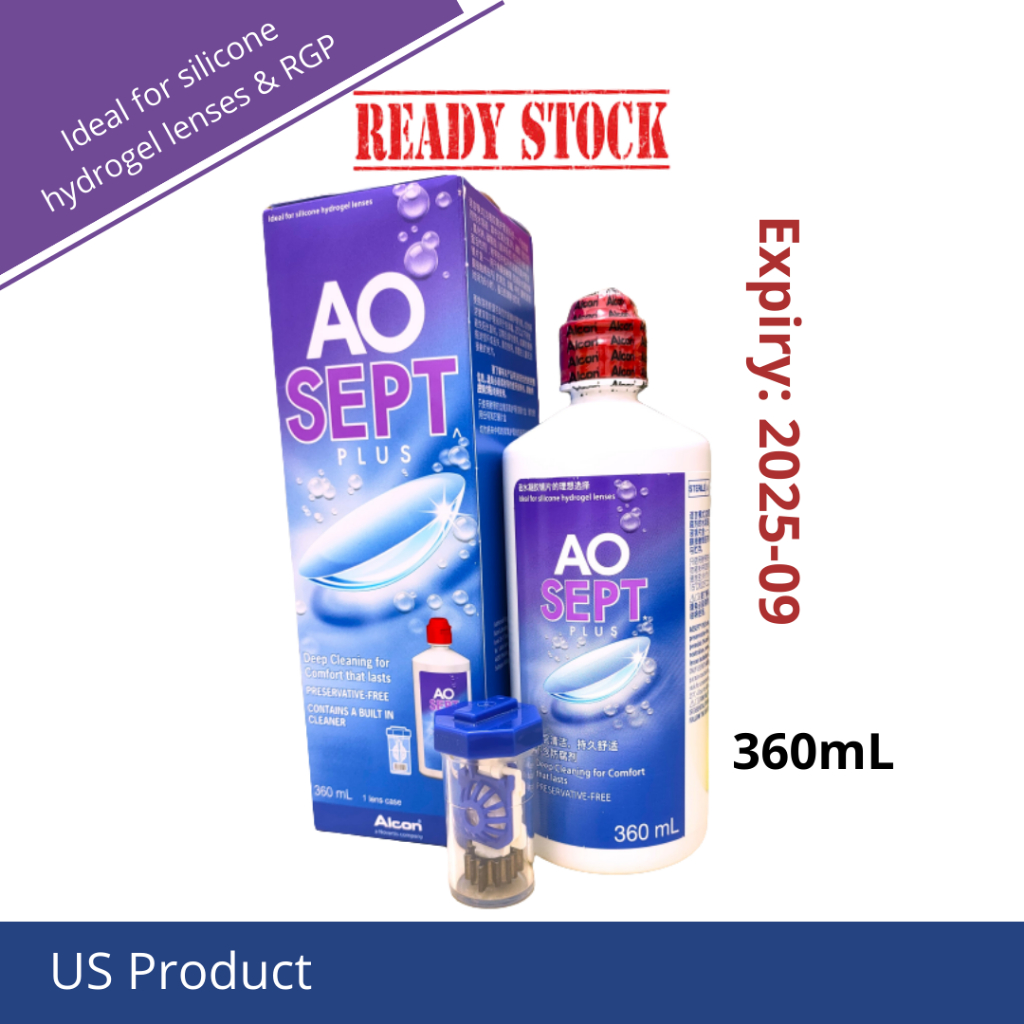 AO Sept Plus Solution (Alcon) 360ml | Shopee Malaysia