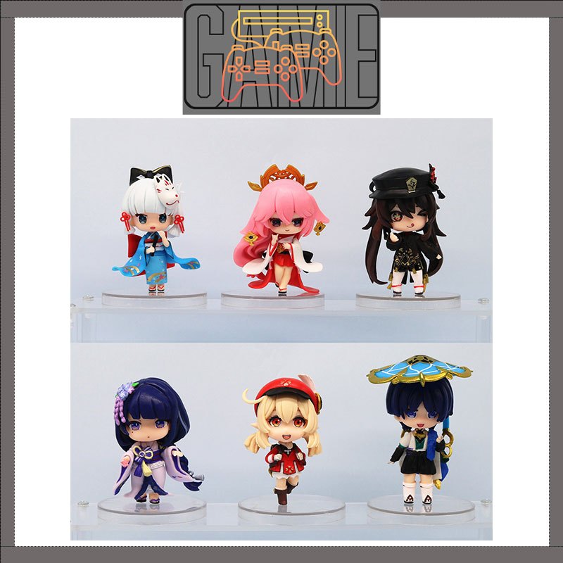 Genshin Impact Figure Mini Hu Tao, Yae Miko, Klee, Raiden Shogun, Ayaka ...