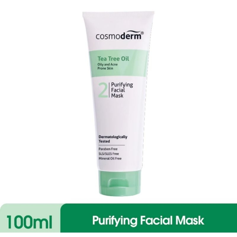 Cosmoderm Tea Tree Series Face Wash | Toner | Day & Night Cream Facial ...