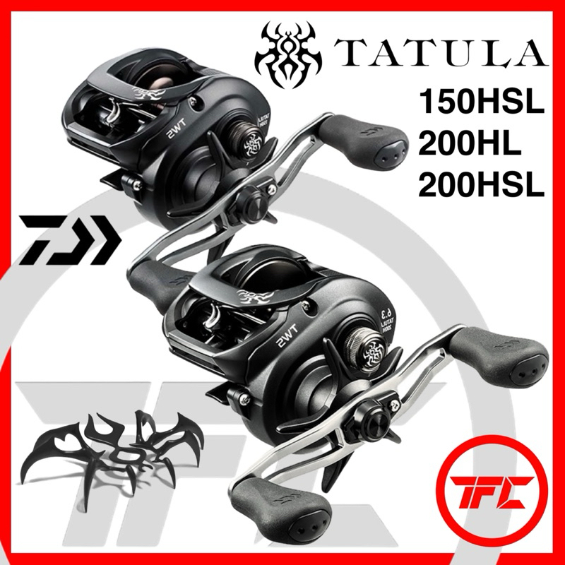 DAIWA Tatula 18’ 150HSL 200HL 200HSL (AD) Baitcasting Reel BC Baitcast 2018 200 HSL HL TW ...
