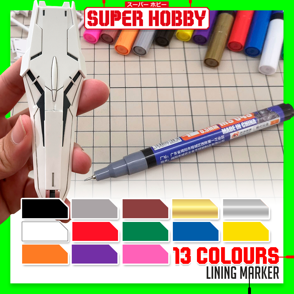 MoShi Tool MS043 Hobby Lining Pen Gundam Lining Pen Gundam Marker Pen 0 ...