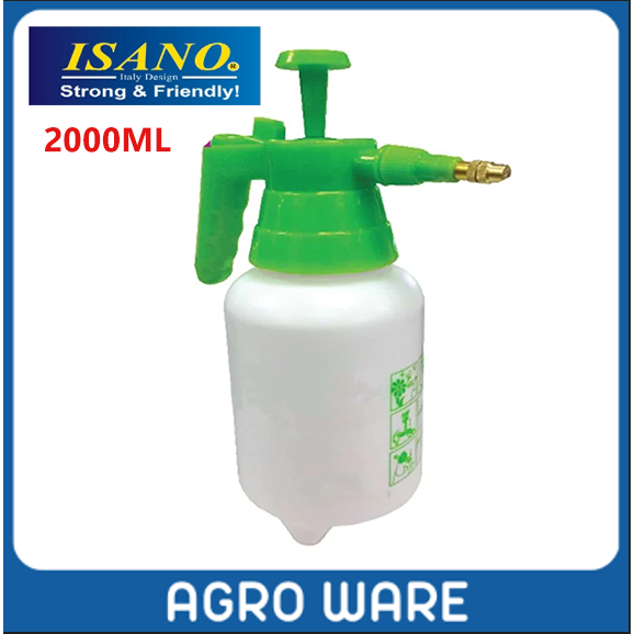 ISANO Garden Pressure Sprayer Adjustable spray nozzle Lubricant PVC ...
