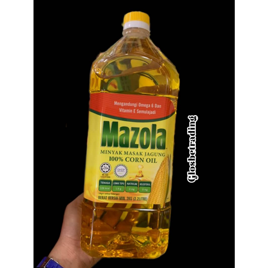 MAZOLA MINYAK MASAK JAGUNG | CORN OIL 2KG ( 2.2L ), 500G ( 550ML ), 1KG ( 1.1L ) | Shopee Malaysia