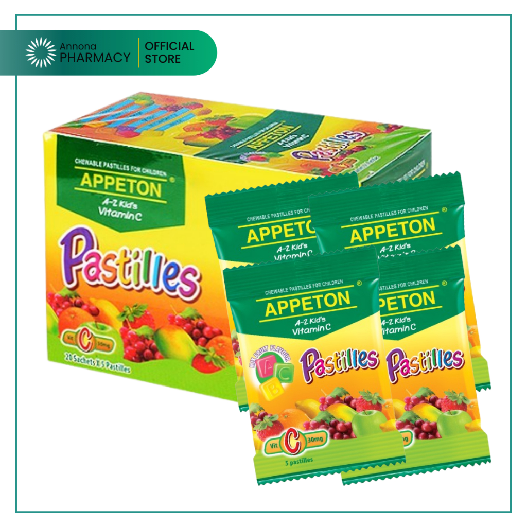 APPETON A-Z Kid's Vit C Pastilles (20 sachets) | Shopee Malaysia