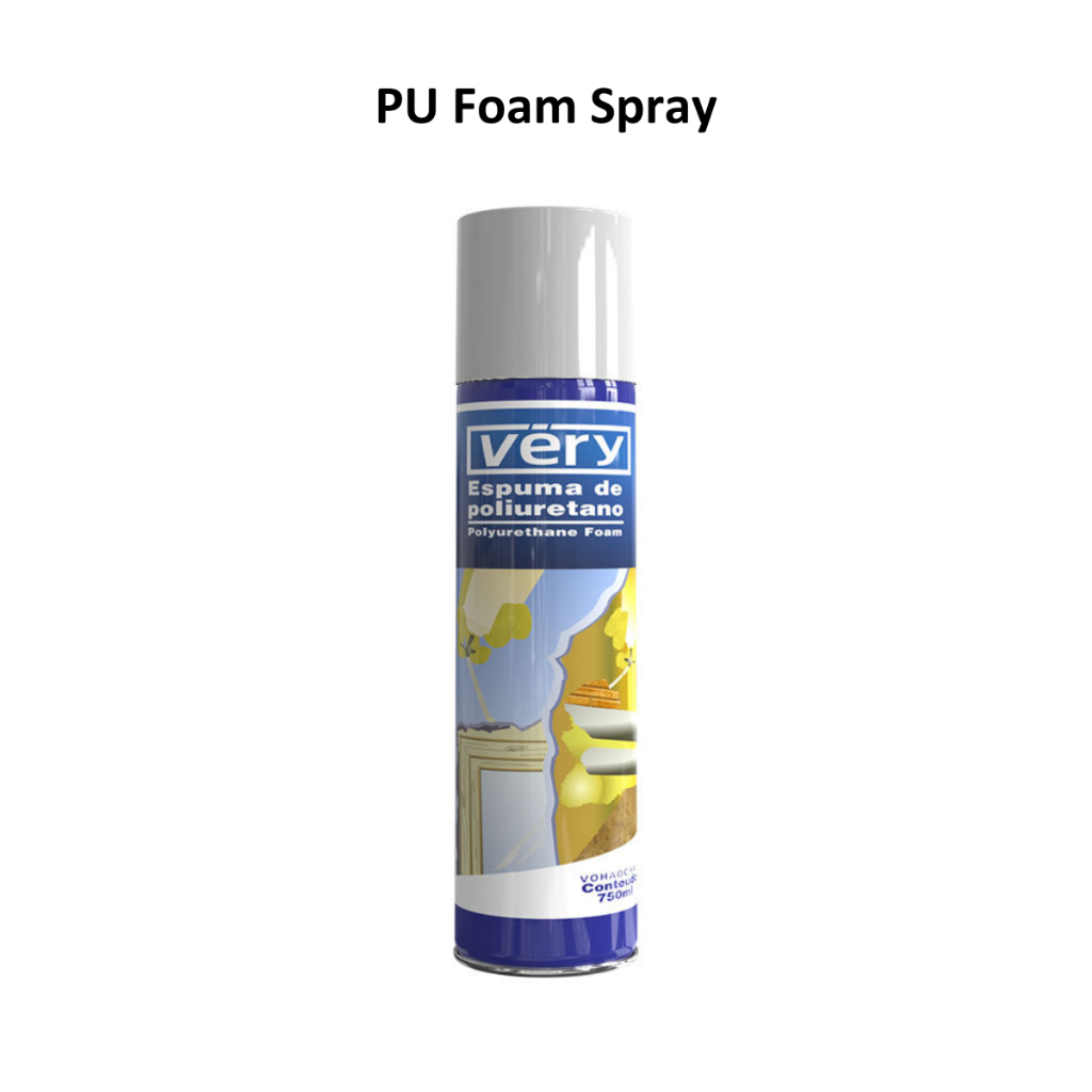 Vira Polyurethane Foam PU Foam Spray 750ml Waterproof Tutup Lubang Batu Angin Dinding #43 (TC ...