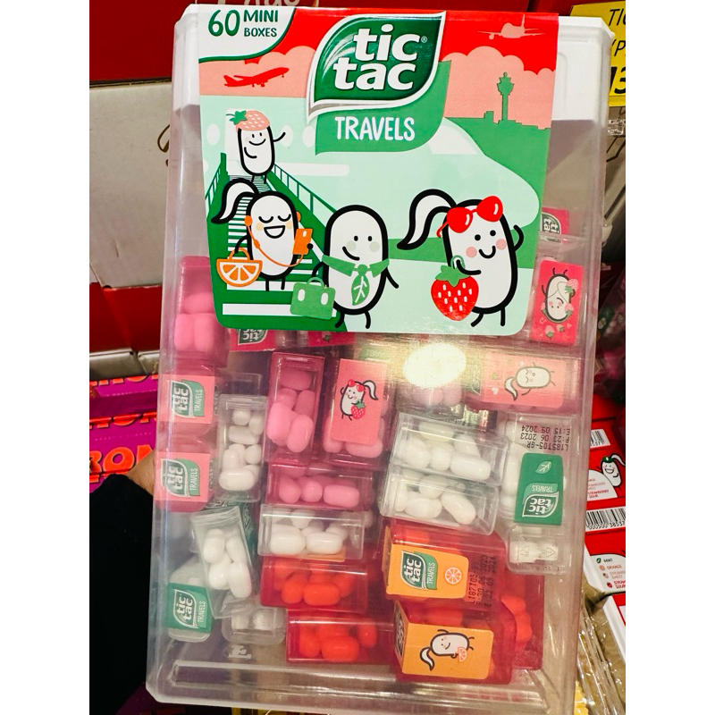 Langkawi TicTac Travel 60 Mini Boxes Mix Flavour, Mini 98g | Shopee ...