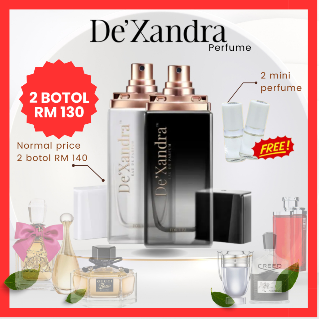 DEXANDRA PERFUME ORIGINAL HQ edp 35 ML MINYAK WANGI FOR HER HIM LELAKI PEREMPUAN MESRA SOLAT ...