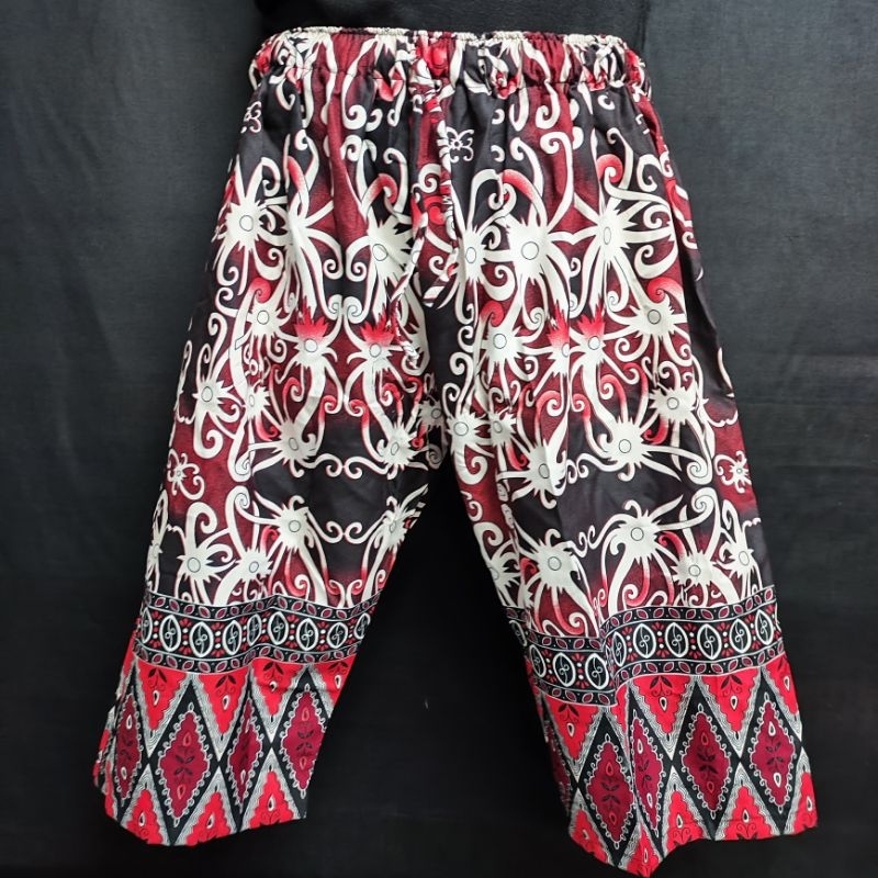 Seluar Tiga Suku Corak Tradisional | Shopee Malaysia