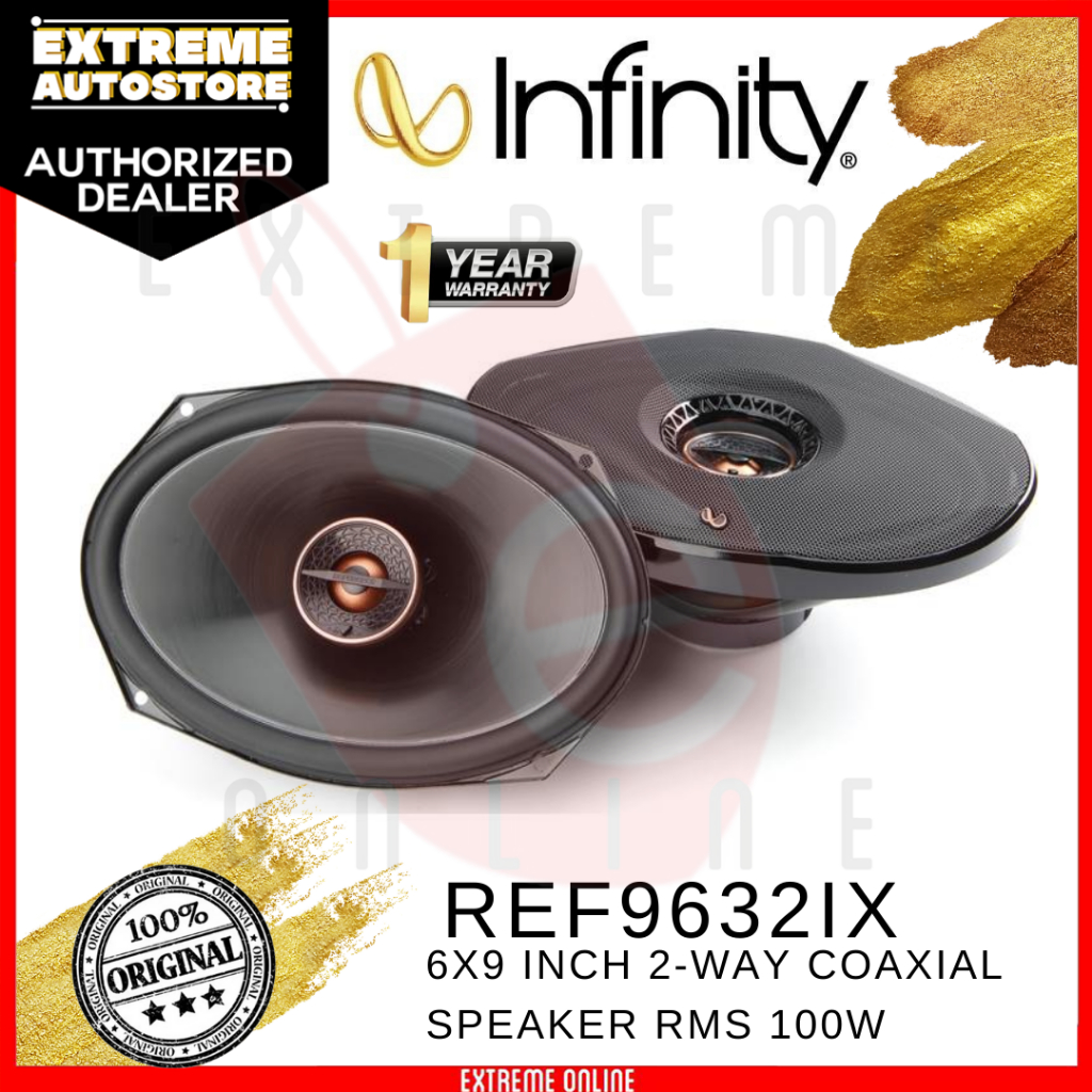 Infinity Reference REF-9632ix Reference Series 6"x9" 2-way car speakers ...