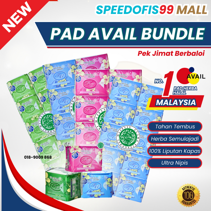 【100% ORIGINAL】 AVAIL AVAIL FC BIO SANITARY PADS - PANTY LINER / DAY ...