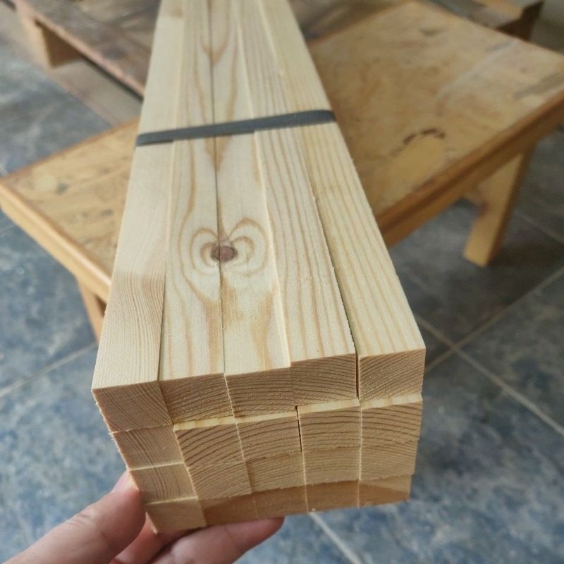 Kayu pallet pine siap diketam 🔥🔥🔥 saiz nominal 1" x 1" x 3' nominal ...