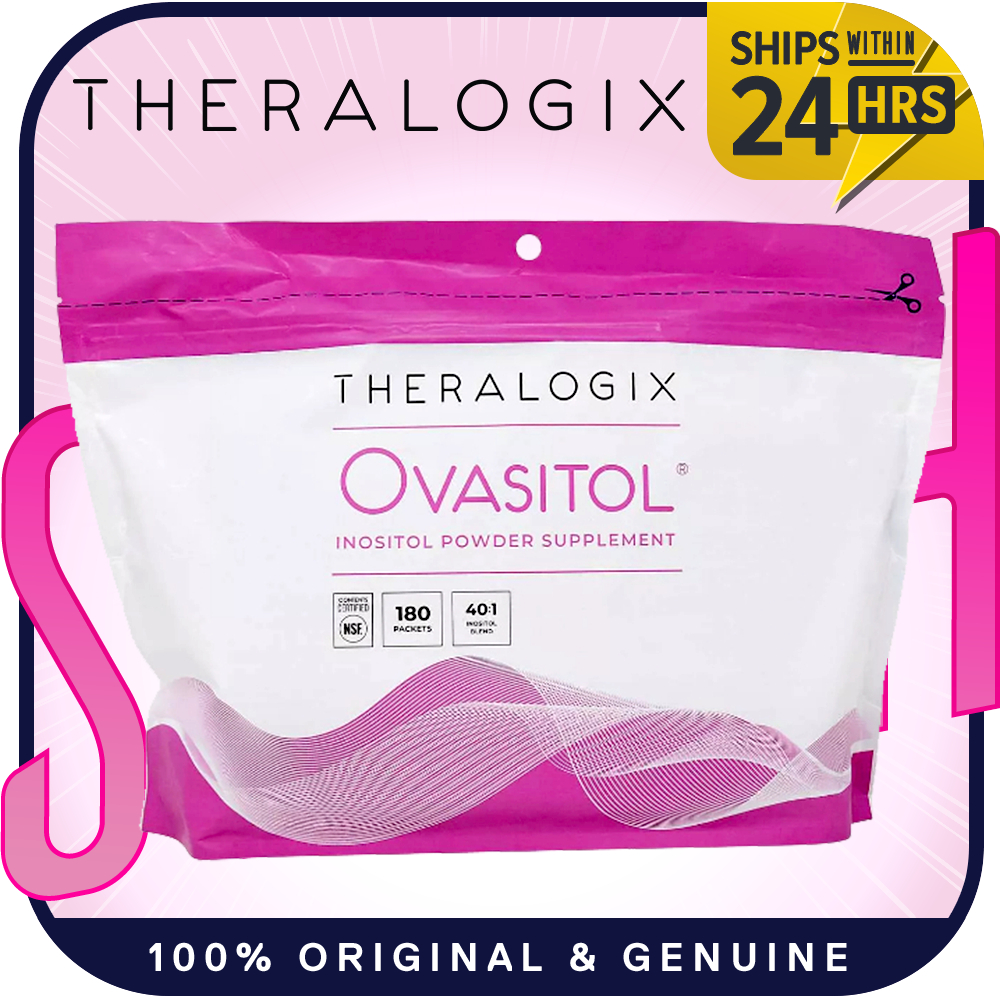 Theralogix Ovasitol Inositol Powder Packets - 90-Day Supply 180 Packets ...