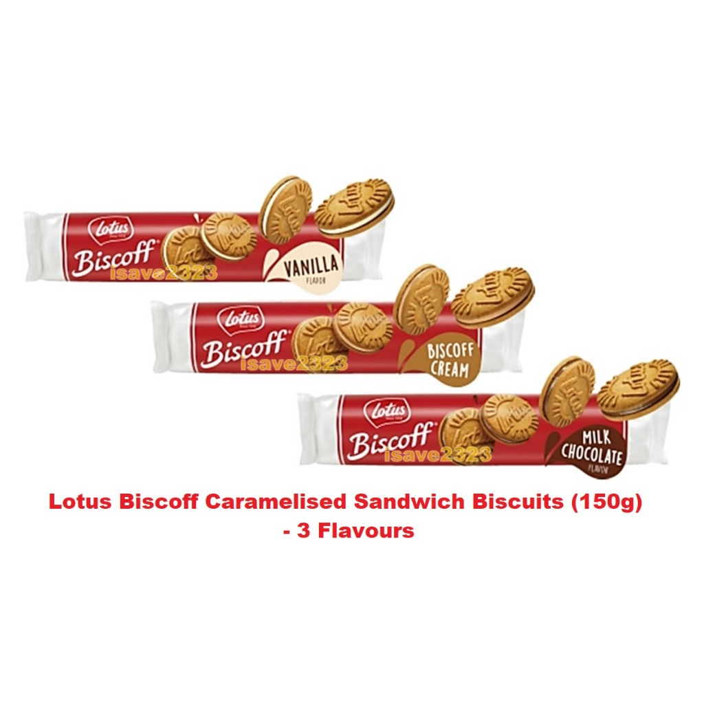 [HALAL] Lotus Biscoff Caramelised Sandwich Biscuits with filling (150g ...
