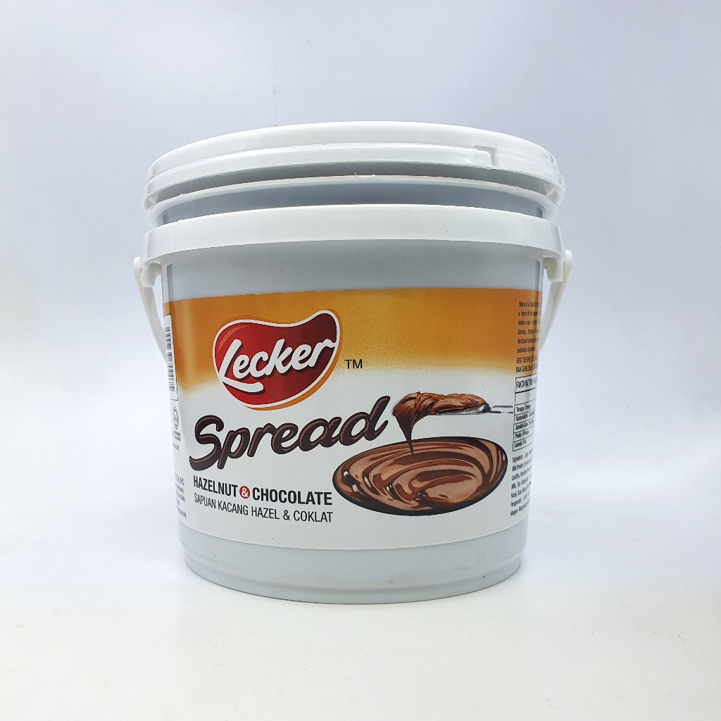 Lecker Hazelnut & Chocolate Spread 1KG Sapuan Kacang Hazel & Coklat ...