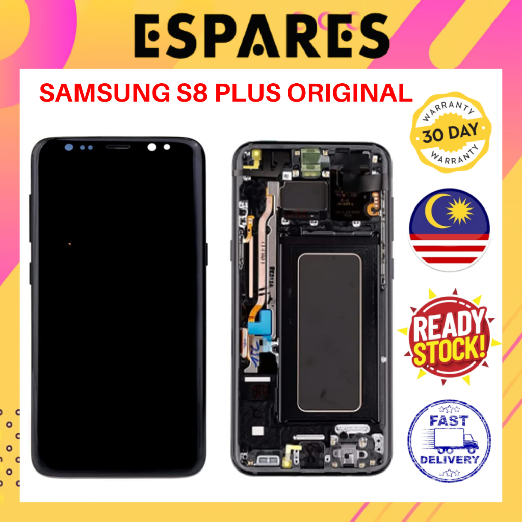 (ESPARES) ⚡ SAM S8 PLUS G955 MOBILE LCD DISPLAY TOUCH SCREEN COMPATIBLE ...