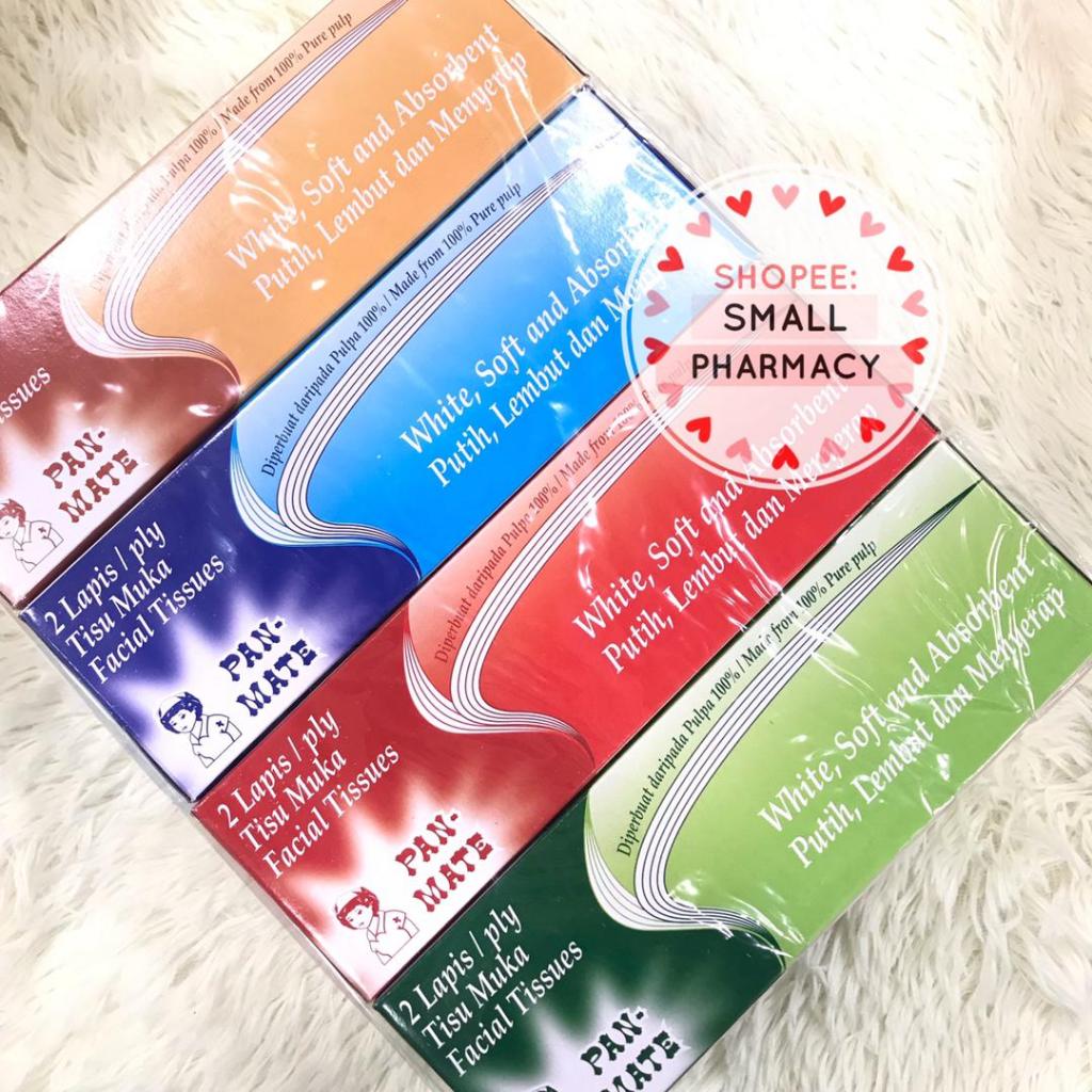 Pan-Mate 2ply Facial Tissues 4 x 90s 002008 | Shopee Malaysia