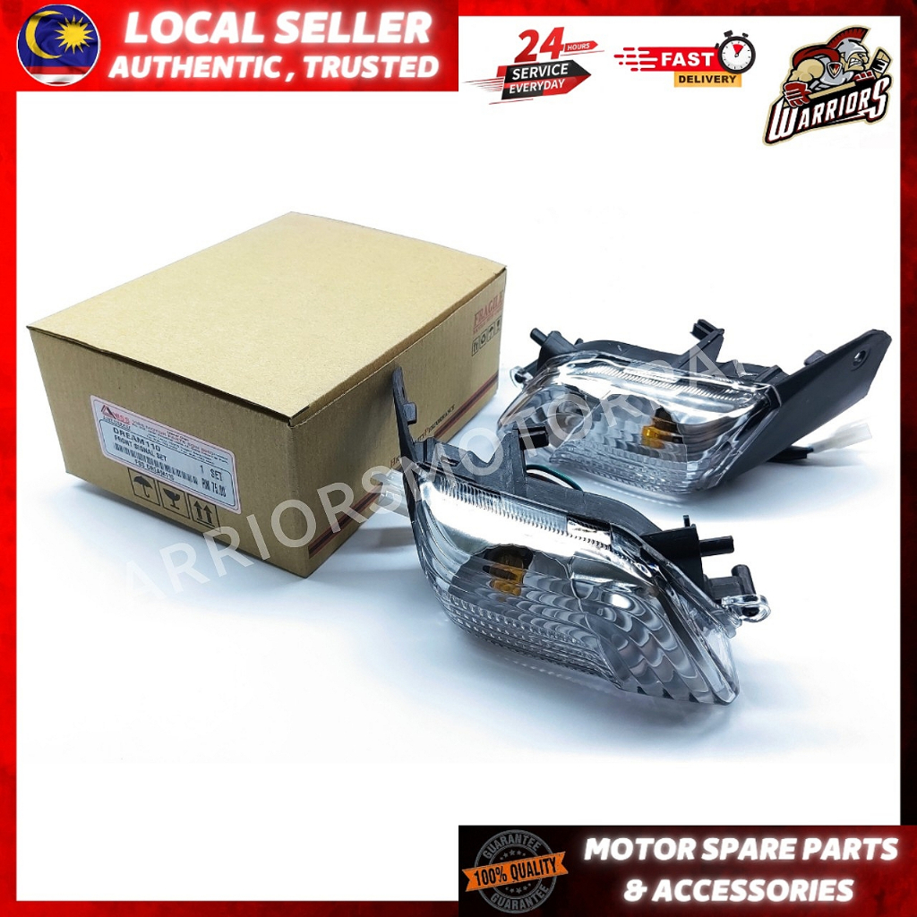 HONDA DREAM110 FRONT SIGNAL ASSY (R/L) SAMA EX5 DREAM110-FI DREAM110 FI ...