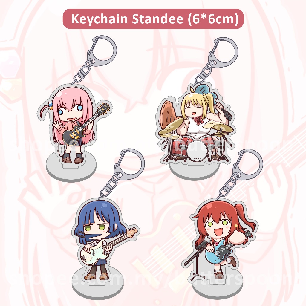 Bocchi the Rock Keychain + Standee | Shopee Malaysia